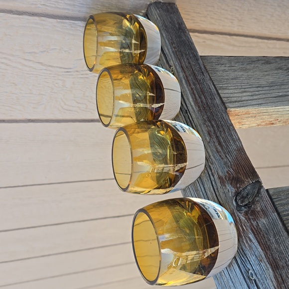 Mikasa | Dining | Mikasa Solaris Amber Votive Candle Holders Set Of 4 ...
